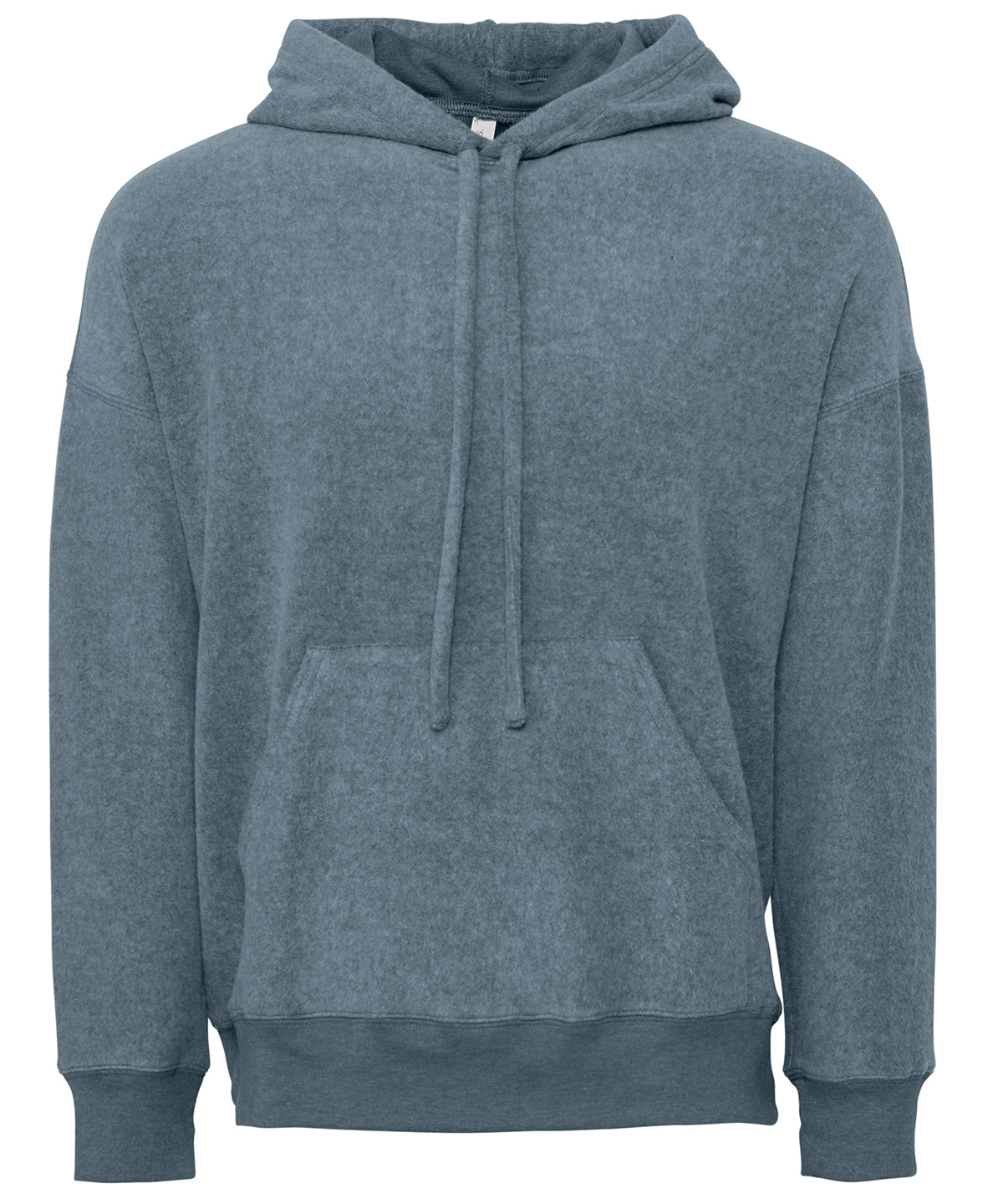 Bella + Canvas Unisex sueded fleece pullover hoodie - Heather Slate ...